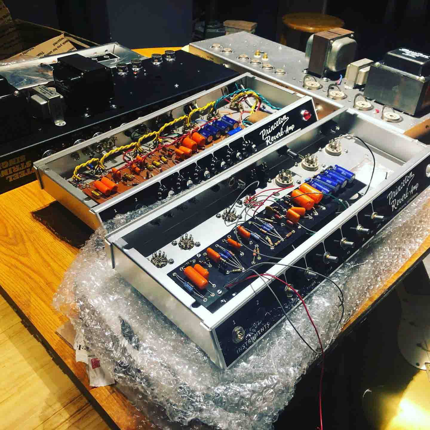 Custom Handwired Guitar Amplifier Princeton Reverb Head Fender ...