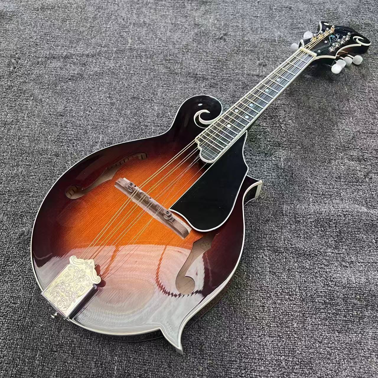 IN STOCK: Custom Hand Carved F Quint Style Mandolin, Solid Top, Solid ...