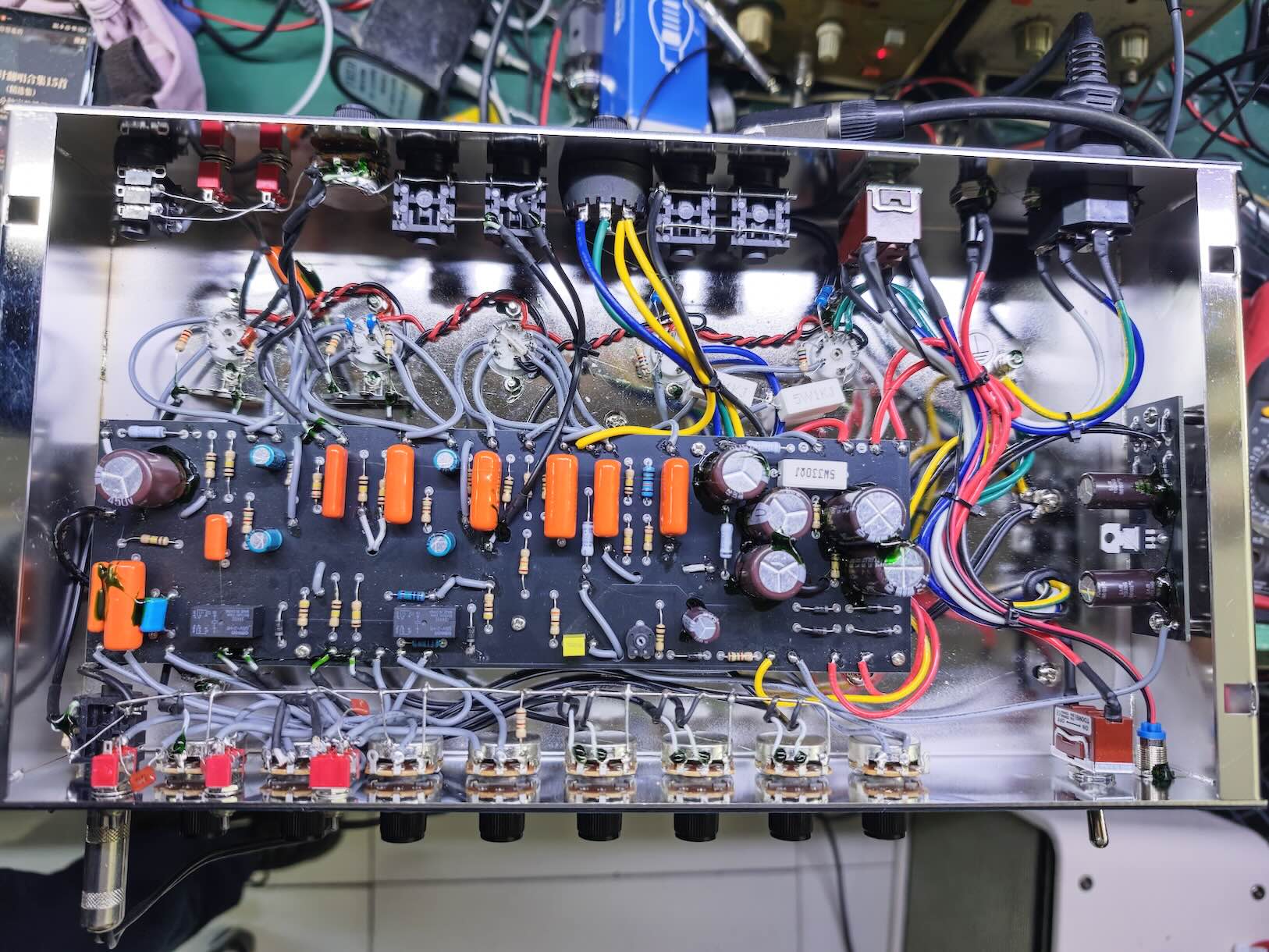 Custom Handwired Overdrive Special Reverb Valve Guitar Amplifier Head ...